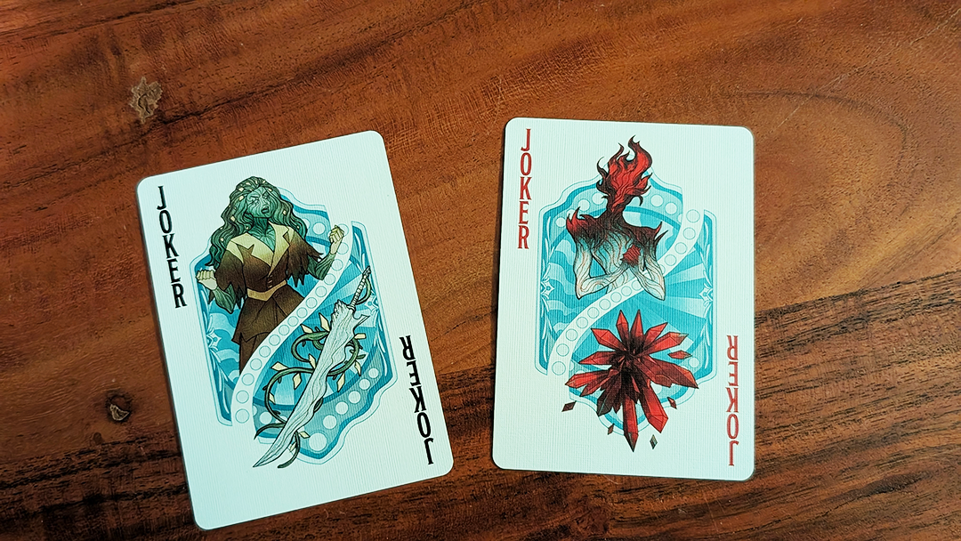 Stormlight playing cards from the Words of Radiance Leatherbound Backerkit