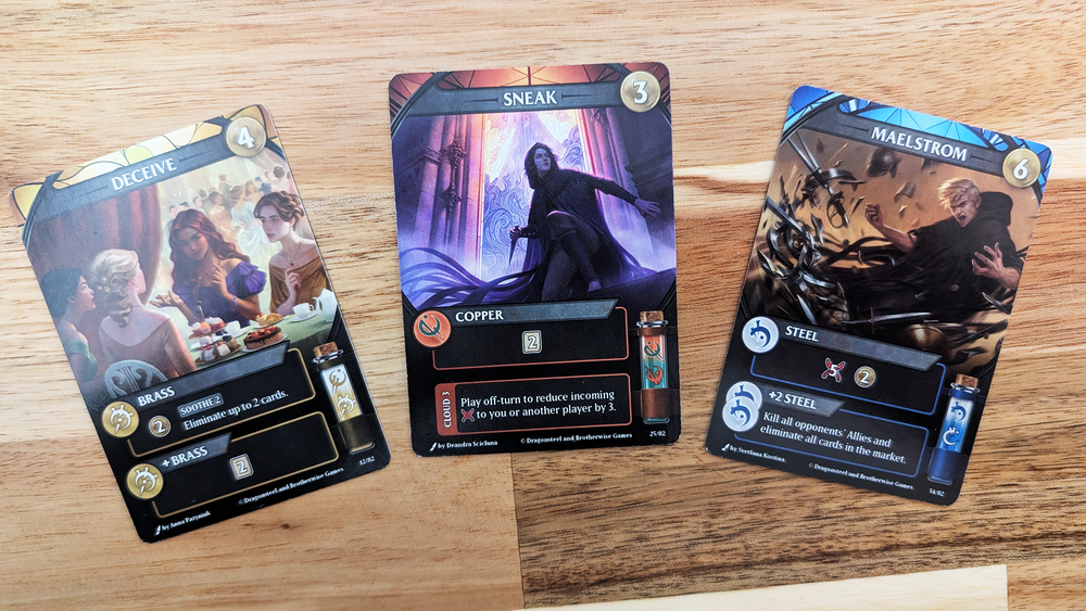 An unqualified review of the Mistborn Deckbuilding Game